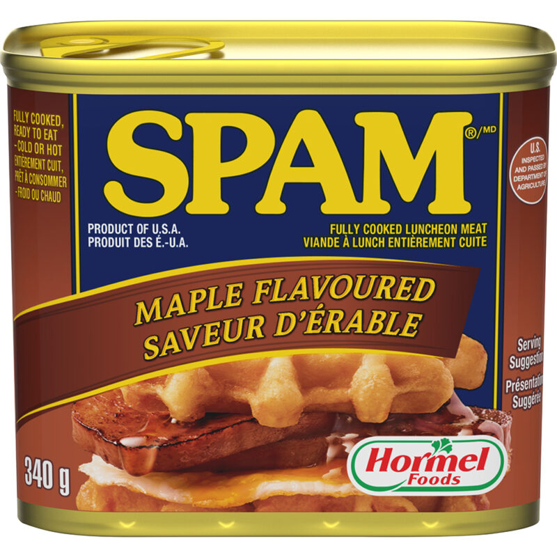 SPAM® Maple 12/340g - Hormel Foodservice International | Canada Hormel ...