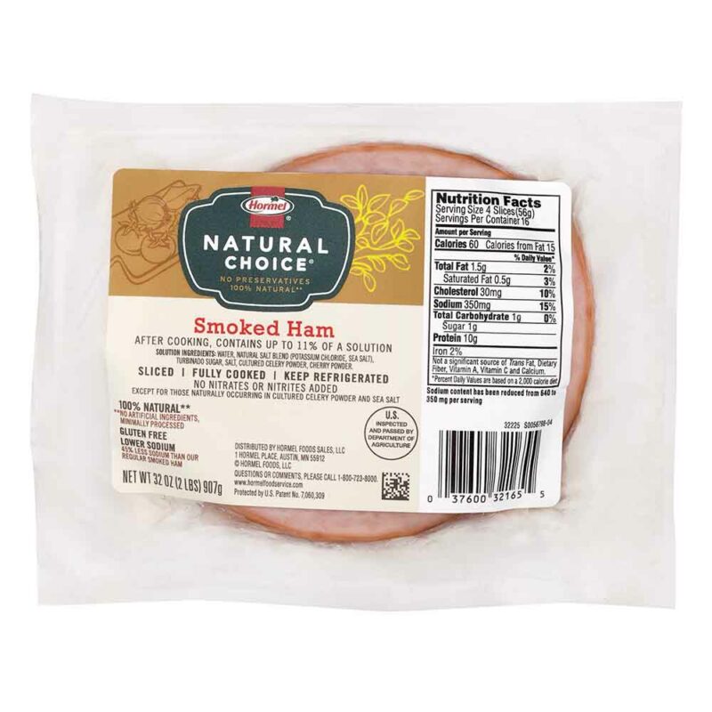 HORMEL™ NATURAL CHOICE™ Smoked Ham, Lower Sodium - Hormel Foodservice ...