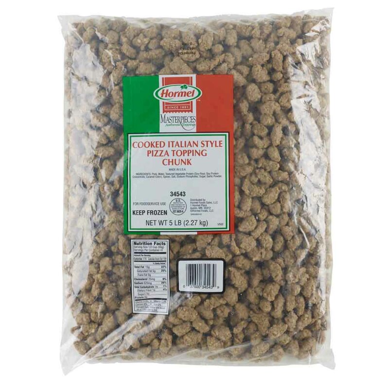 HORMEL™ MASTERPIECES™ Pork Topping, Italian-Style, Large Chunk ...