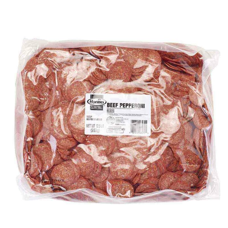 HORMEL™ Pepperoni, All Beef, Sliced, 14 slices per oz - Hormel ...