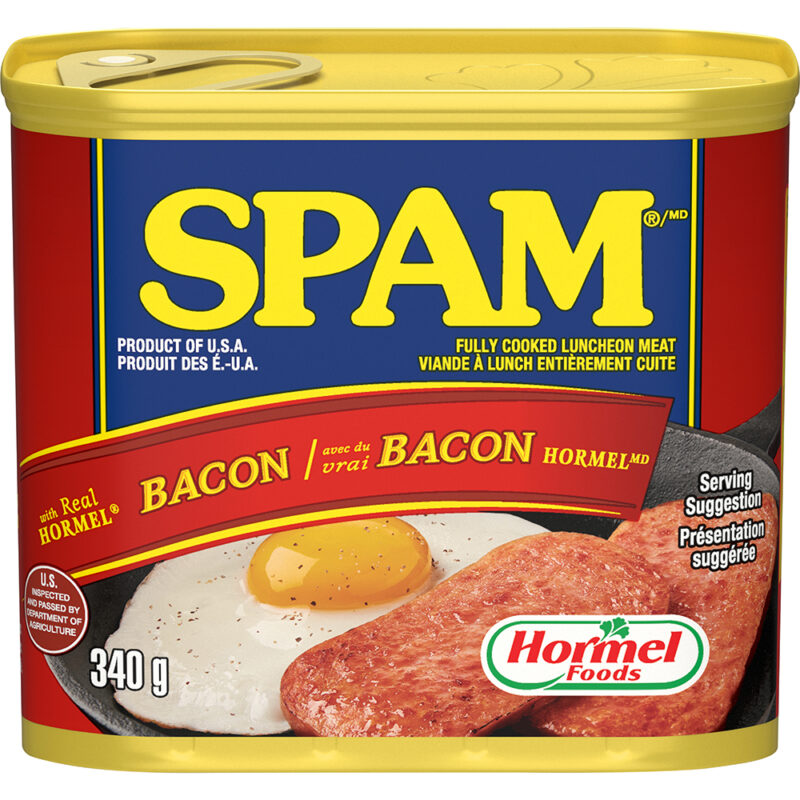 SPAM® Bacon 12/340g - Hormel Foodservice International | Canada Hormel ...